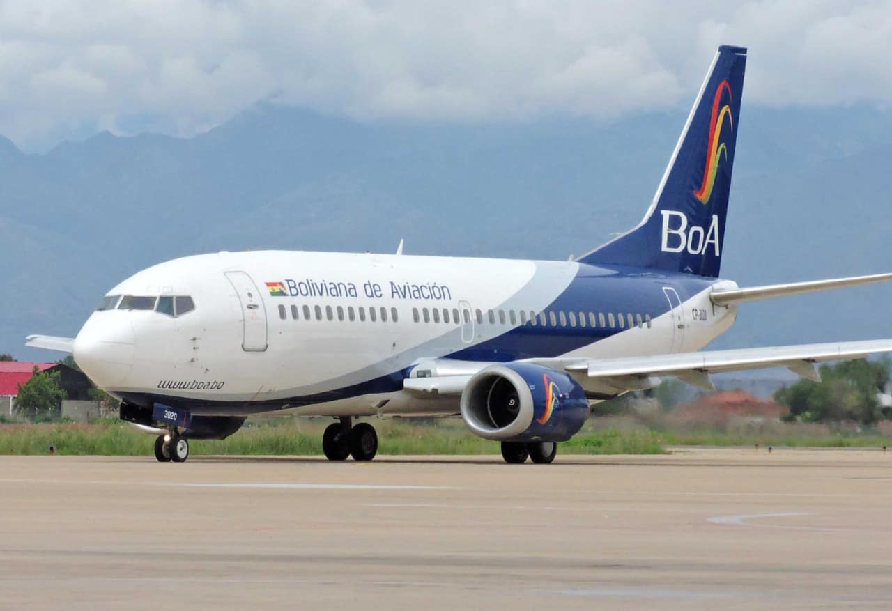 De una flota de 24 aviones, BoA opera actualmente con 14 aeronaves
