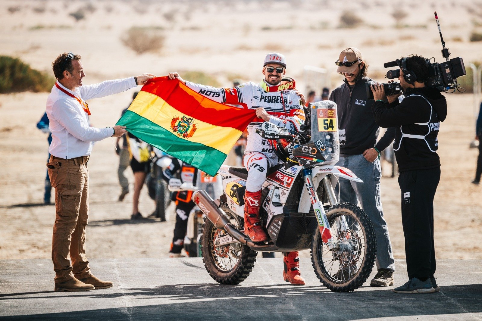 Nosiglia logra el puesto 23 en el prólogo del Dakar - La Razón