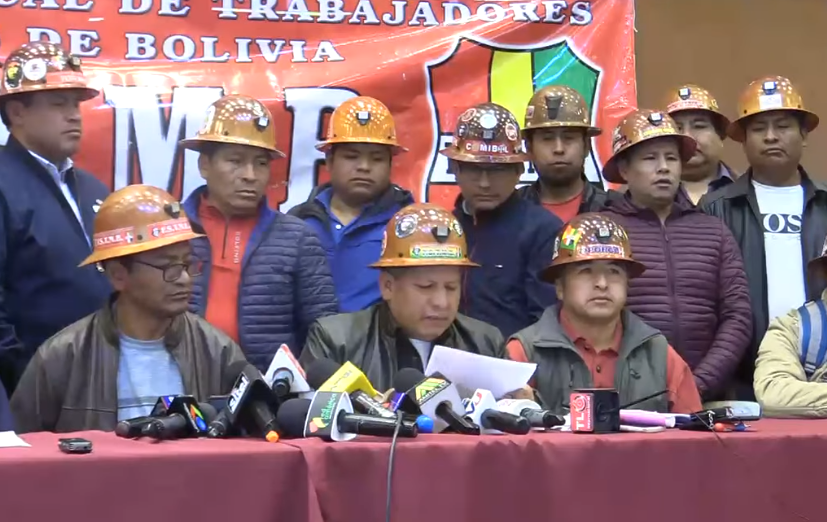 FSTMB denuncia toma de Mina Andacaba por cooperativistas